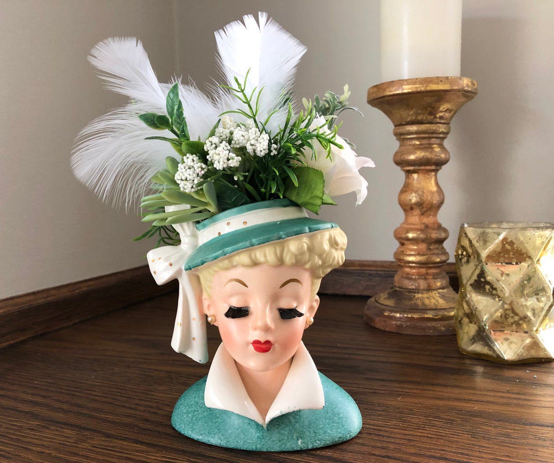 Mid-Century Lady Head Vases: 10 Things You Didn't Know - Antique Trader