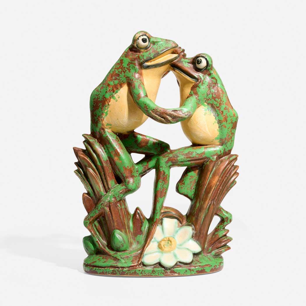 Weller Pottery's 'Dancing Frogs' Hop Into Spring's Promise