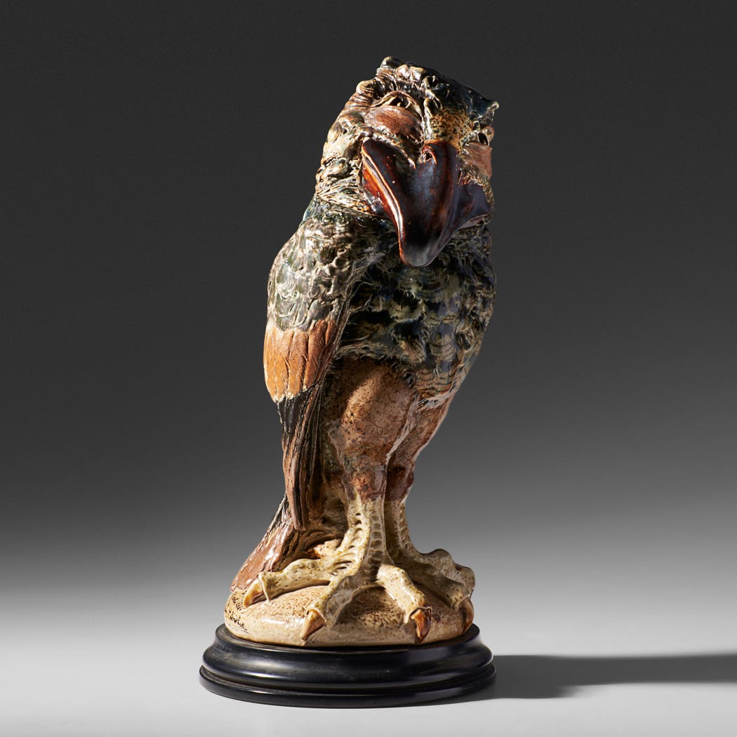 Collectors flock to humorously anthropomorphic Martin Brothers Birds