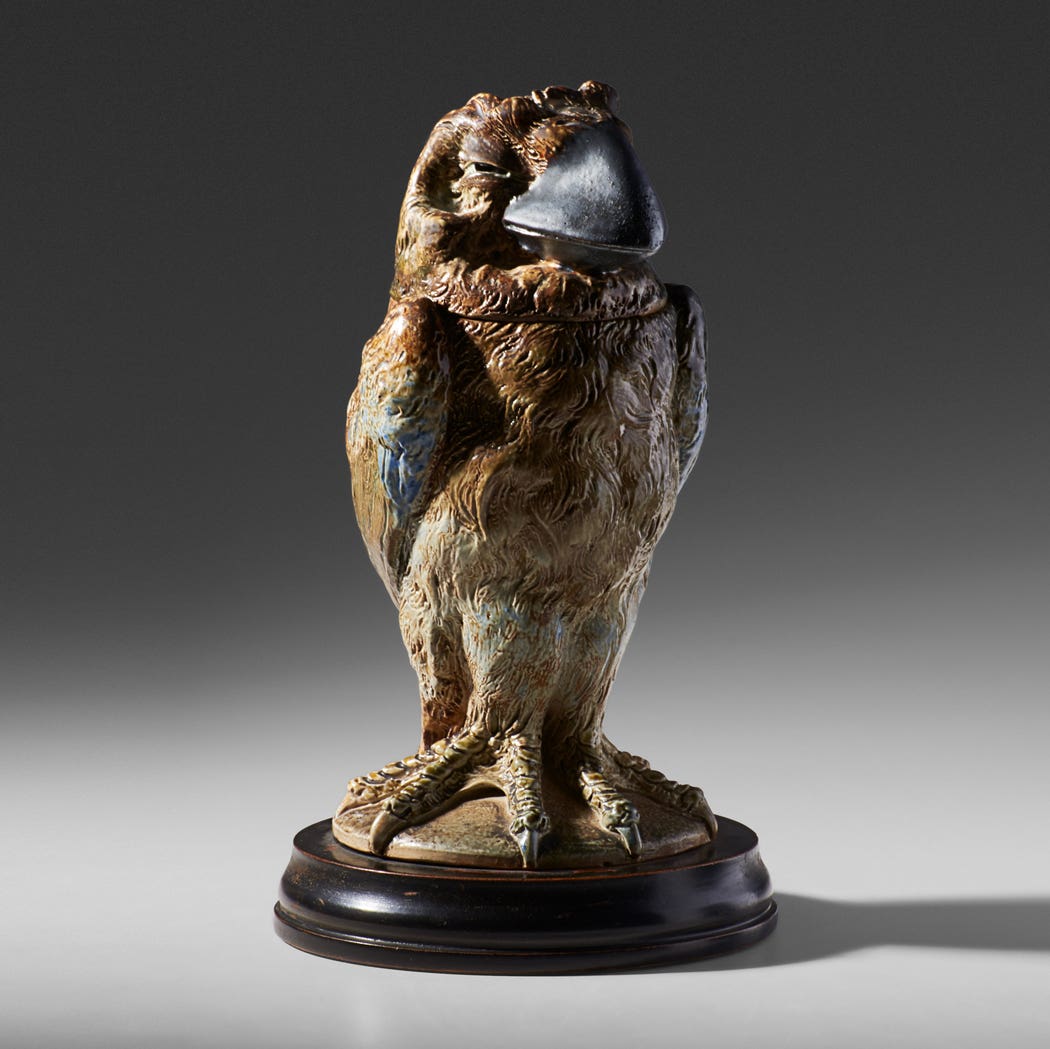 Collectors flock to humorously anthropomorphic Martin Brothers Birds