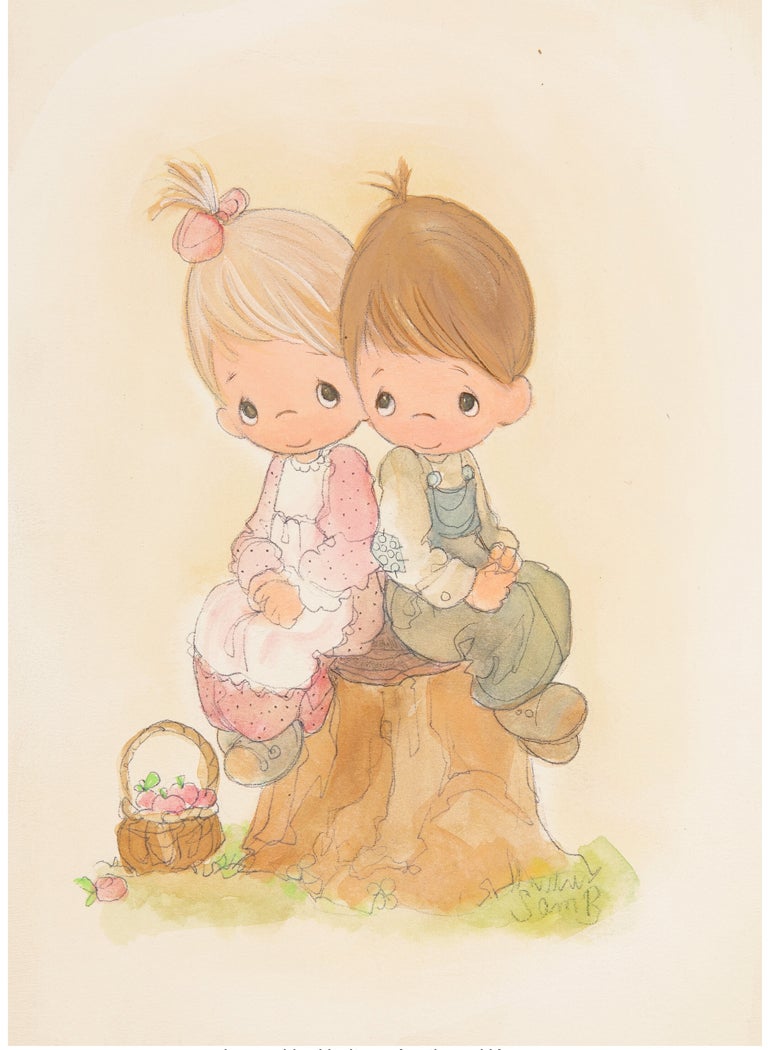 Sam Butcher's Original Precious Moments Illustrations Head to Auction