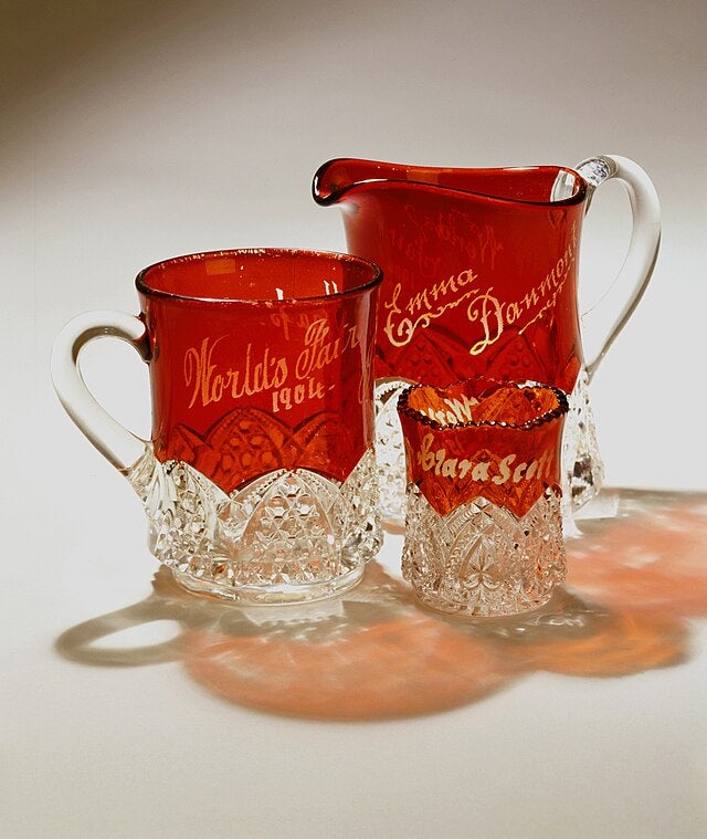 Souvenir Ruby Glass: Is it flashed or stained? - Antique Trader